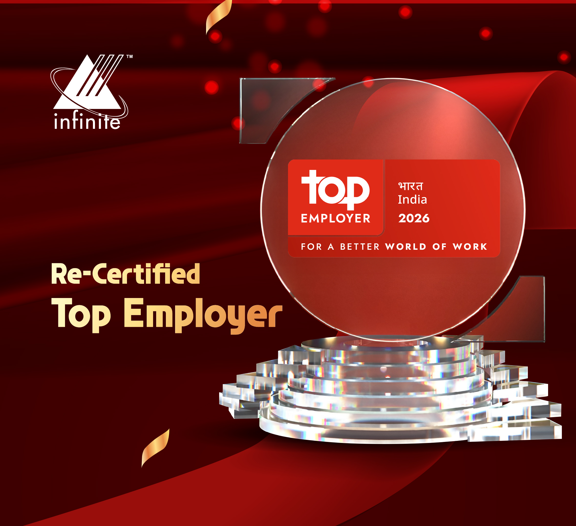Infinite Recognized as a Top Employer for 2026